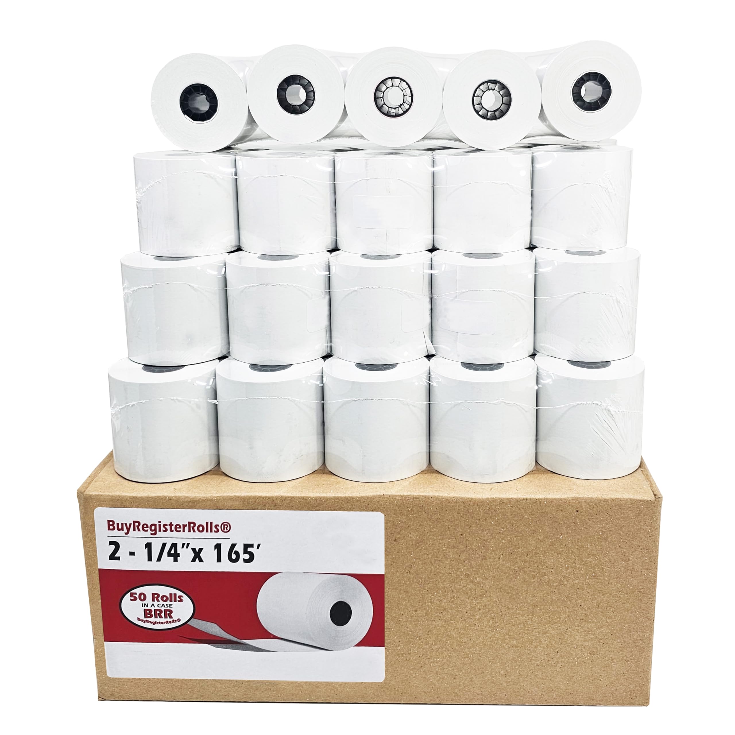 2-1/4" (57mm) 2.25" Inches X 165' Feet (50 Rolls) 856445 PCR-T273 PCR ...