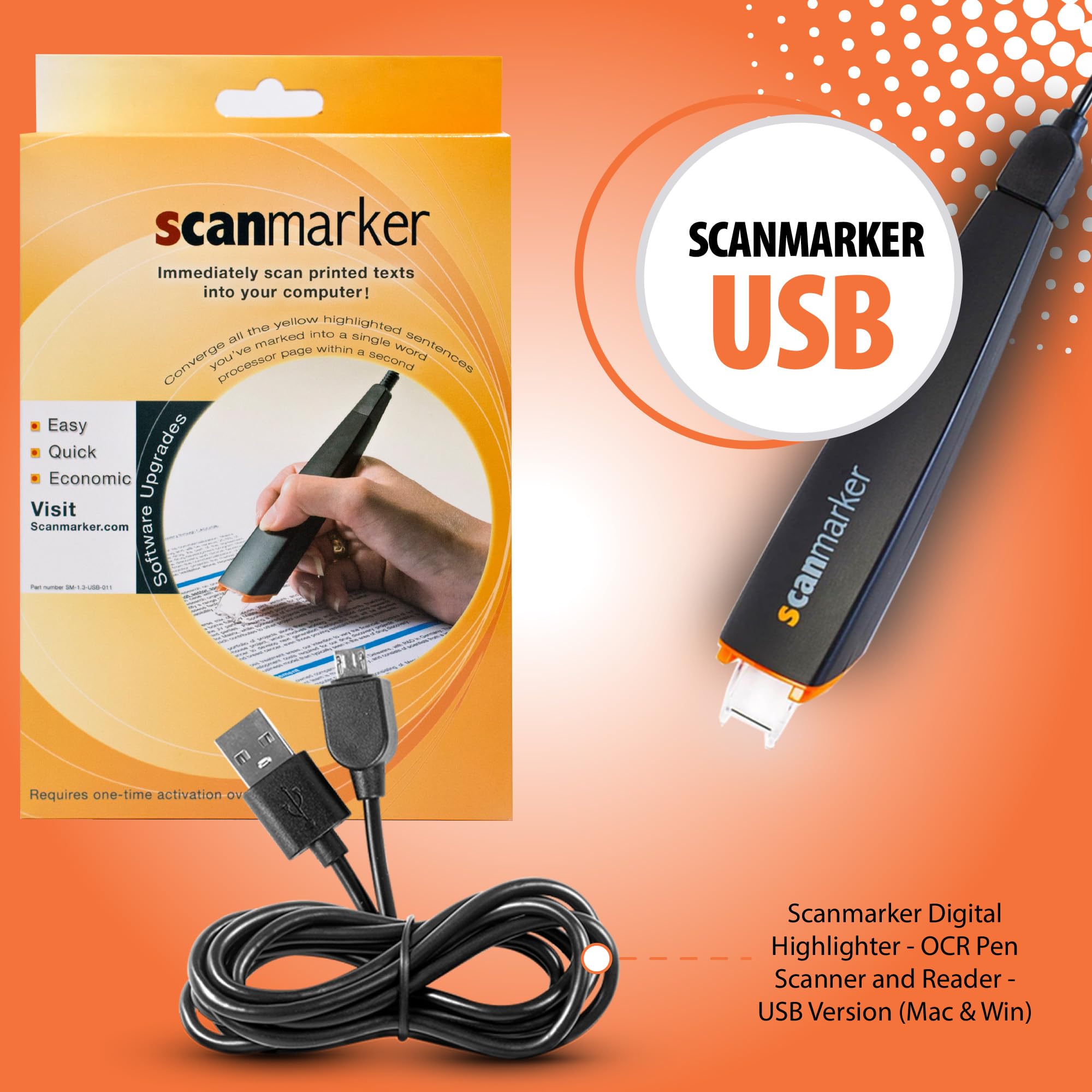 Mua Scanmarker Digital Highlighter - OCR Pen Scanner and Reader - USB ...