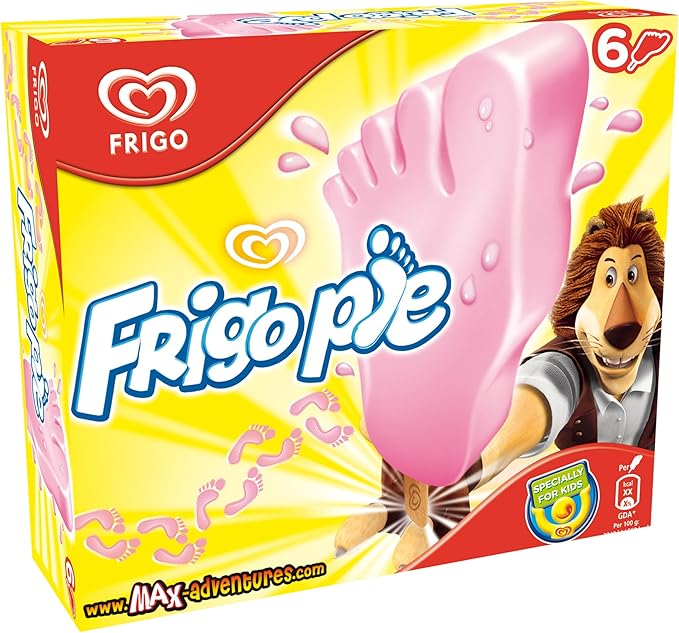 Frigo Pie - Helado sabor fresa - Pack 6: Amazon.es: Alimentación y bebidas