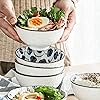 Japanese Style Ceramic Rice Bowls,10 Ounces Small Salad,Soup,Ice Cream ...