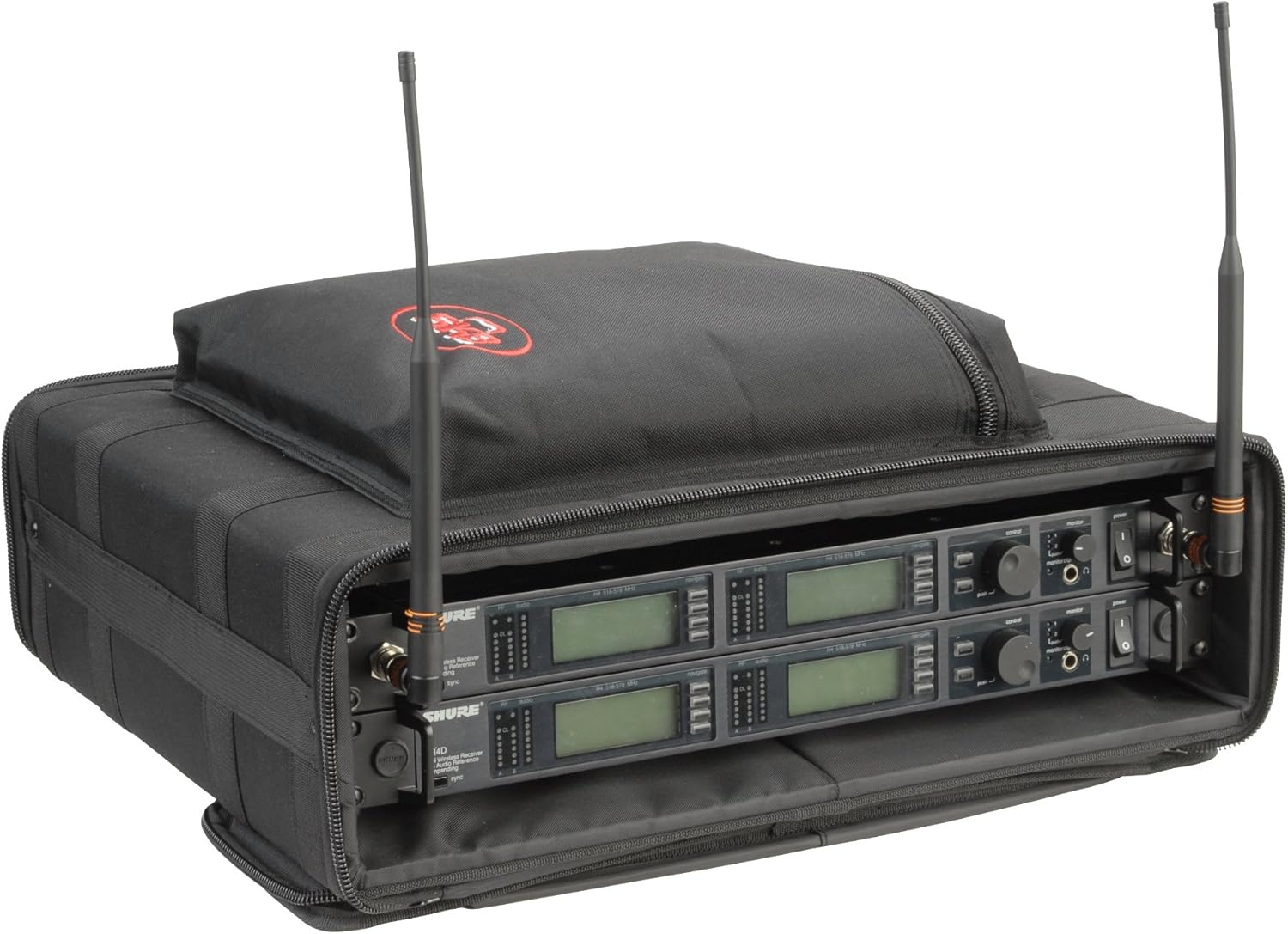 SKB 2U Soft Rack Case with Steel Rails, Heavy Duty Zippers, Outer ...