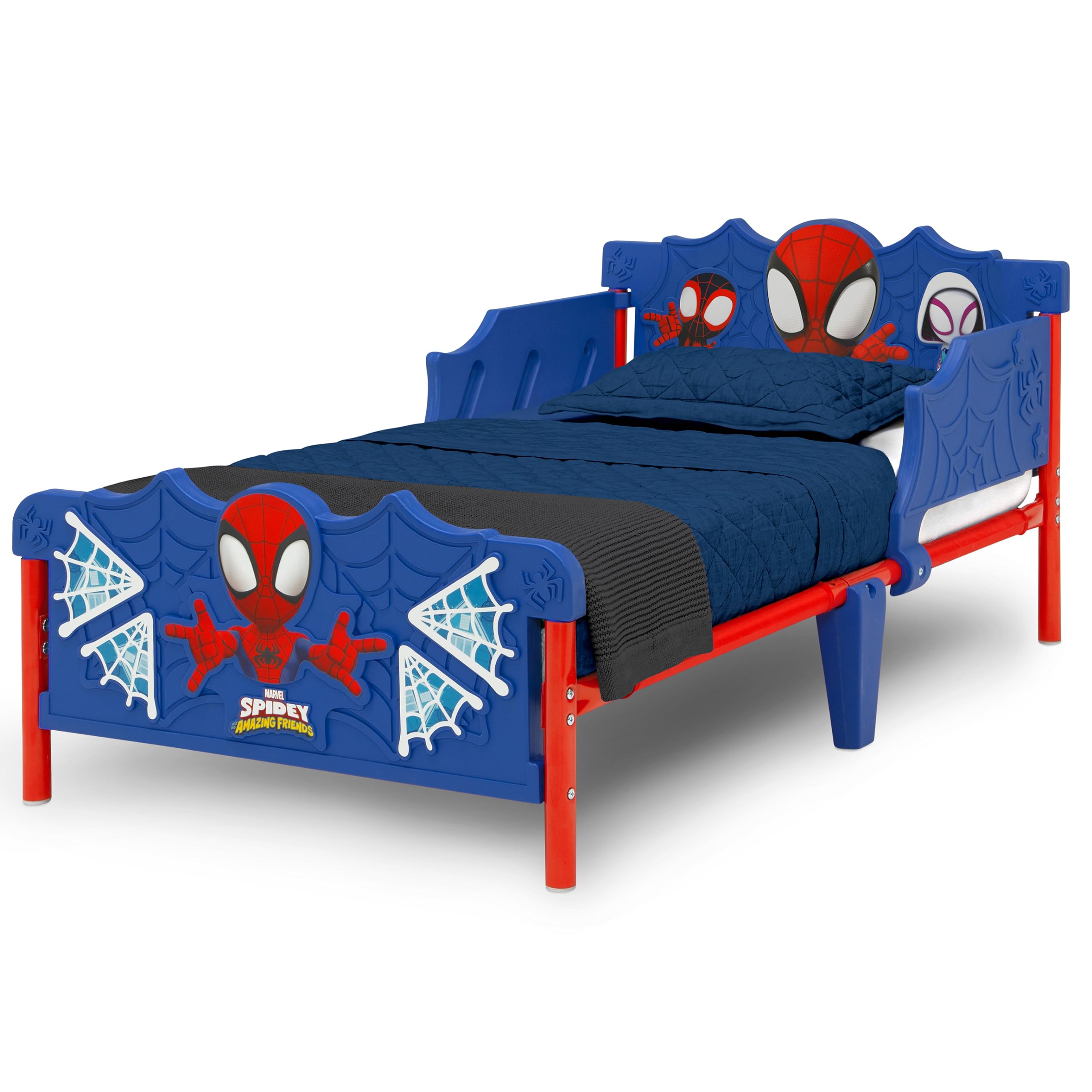 Delta Children 3D Toddler Bed With Guardrails Delta Children Spidey And ...