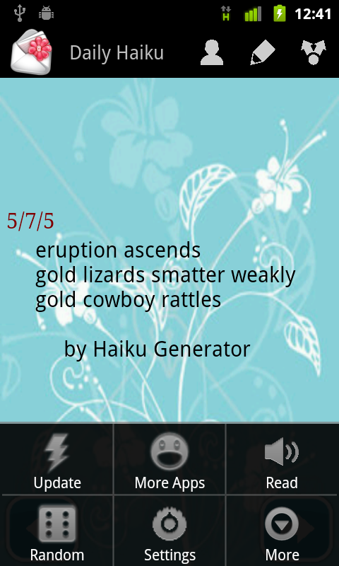 Daily Haiku:Amazon.co.uk:Appstore for Android