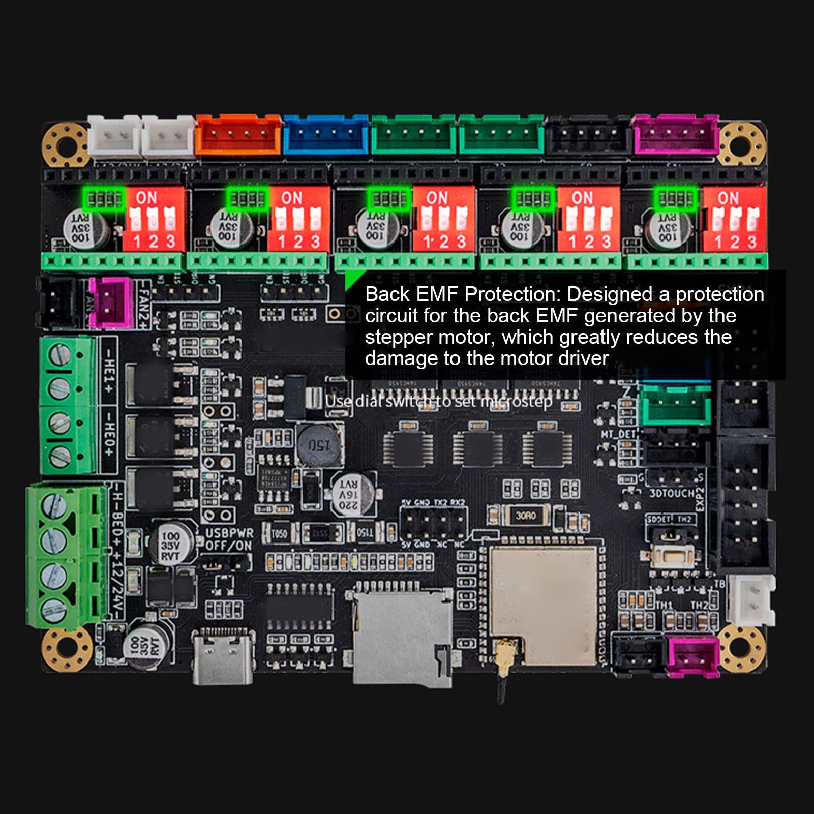 Mua ESP32 3D Printer Motherboard, 240MHz Clock Frequency High Speed ...