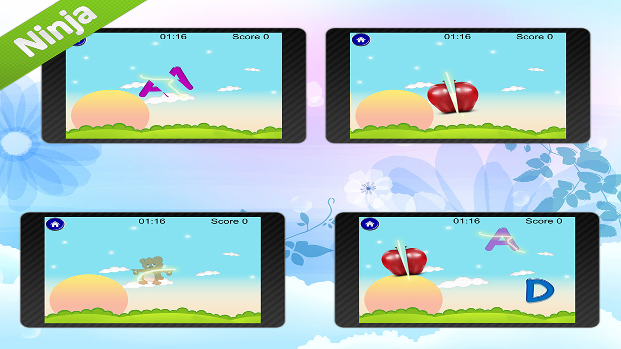 Tap and learn ABC, Preschool kids game to learn alphabets, phonics with animation and sound lite ...