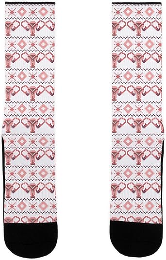 Amazon.com: LookHUMAN Cuterus Uterus Pattern US Size 7-13 Socks: Clothing