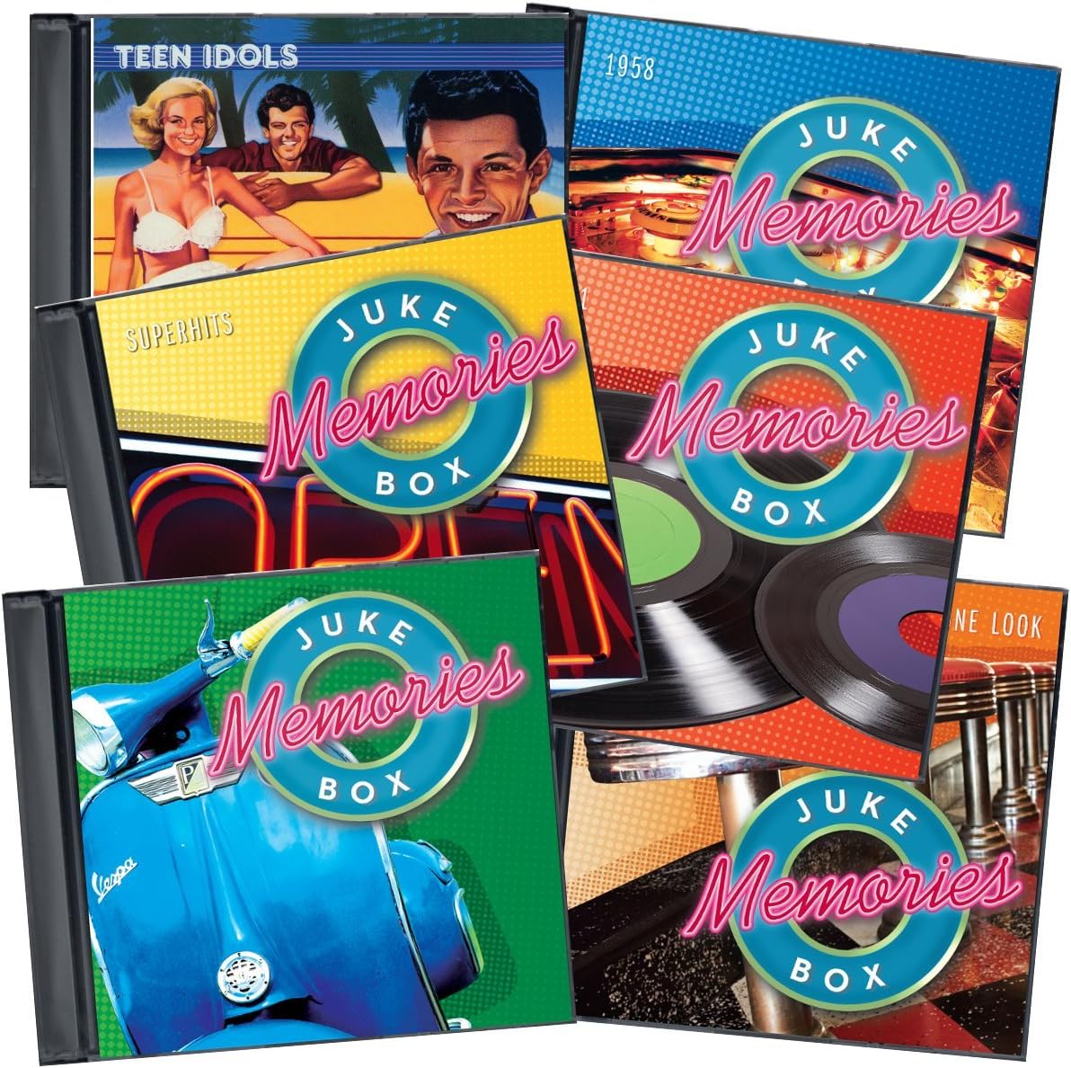 Time Life Juke Box Memories 5 x 2CD Set + Bonus CD - Various Artists