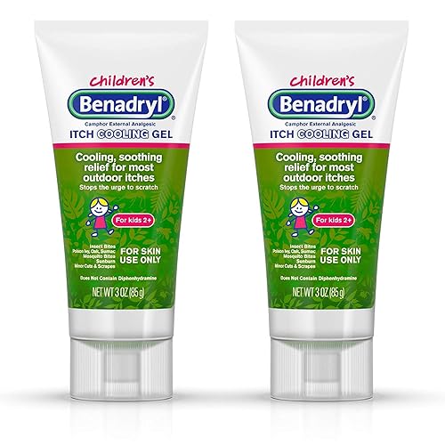 Benadryl Extra Strength AntiItch Topical Analgesic Gel, Diphenhydramine ...