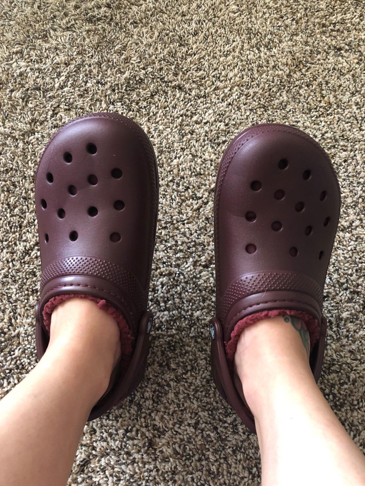 $10/mo - Finance Crocs Men's and Women's Classic Lined Clog | Warm and ...