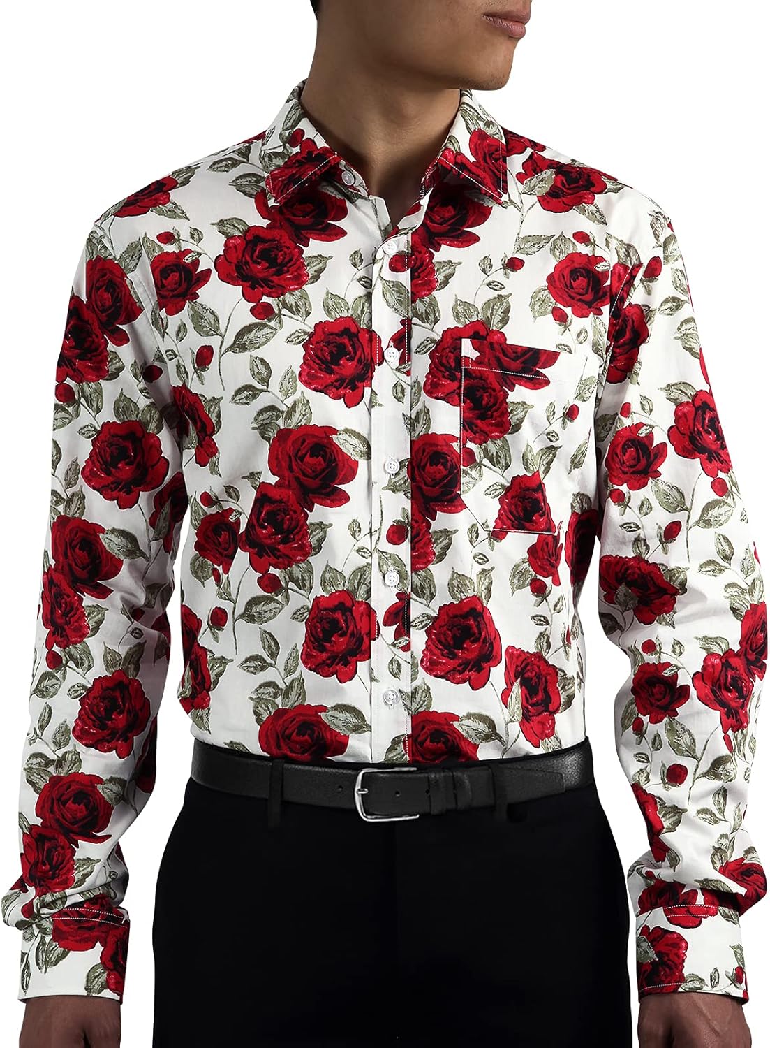 Bloemen Shirt Mannen - Bloemen