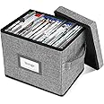 Amazon.com: Lukeline DVD Storage Box - Practical DVD Case with 60 PVC ...