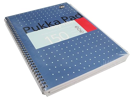 Pukka Pad Notebook Wirebound Recycled 80gsm Ruled and Margin 4 Hole 110 ...