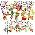 Amazon.com: Konsait 30 Count Fiesta Hanging Swirl Decorations Mexican ...