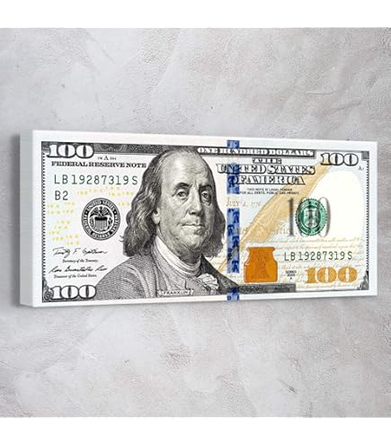 Graffiti 100 Dollar Bill