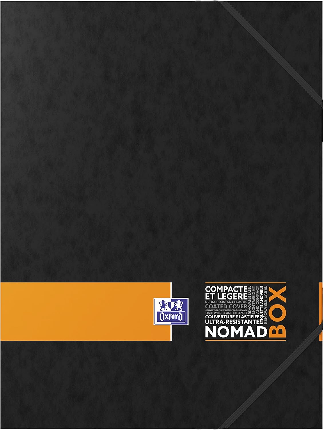 OXFORD Standard Capacity Nomad Box Students A4 25mm Spine with Elastic ...