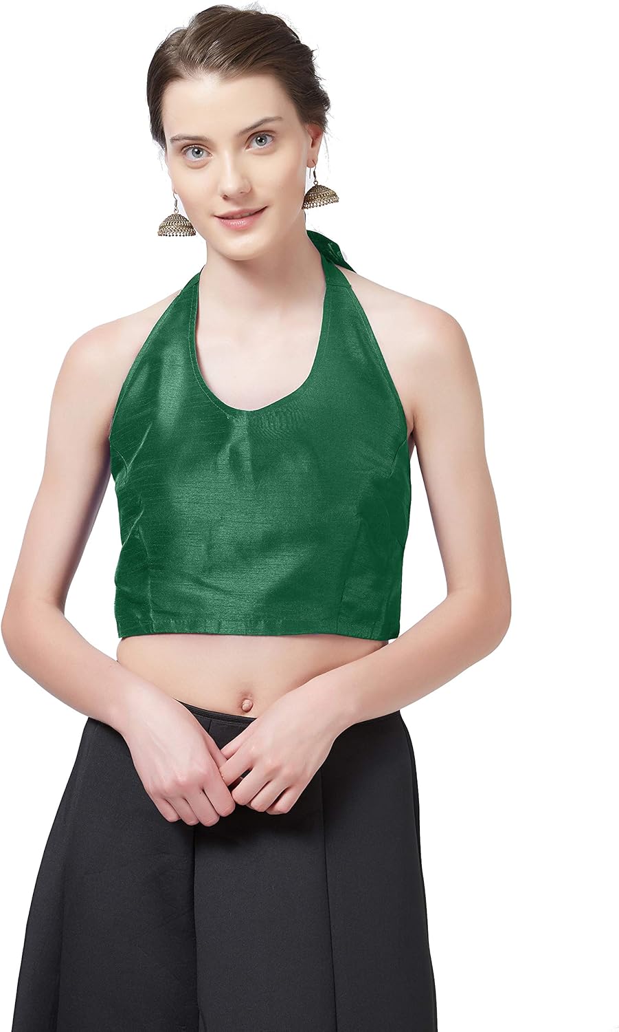 MirchiFashion Frauen Bereit Gemacht Bluse Backless Neckholder Top ...