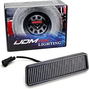 Amazon.com: iJDMTOY Smoked Lens F1 Style Strobe LED 3rd Brake Light Assembly w/o Base Compatible ...