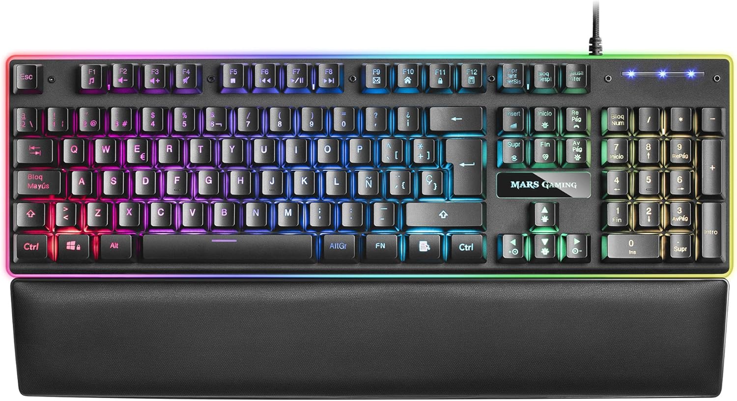 Mars Gaming Keyboard. Black – BigaMart