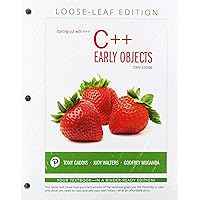 Amazon.com: Starting Out with C++: Early Objects: 9780135235003: Gaddis ...