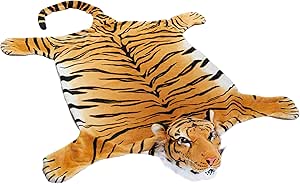 Amazon.com: BRUBAKER Huge Brown Tiger Rug 72x42 Inch : Home & Kitchen