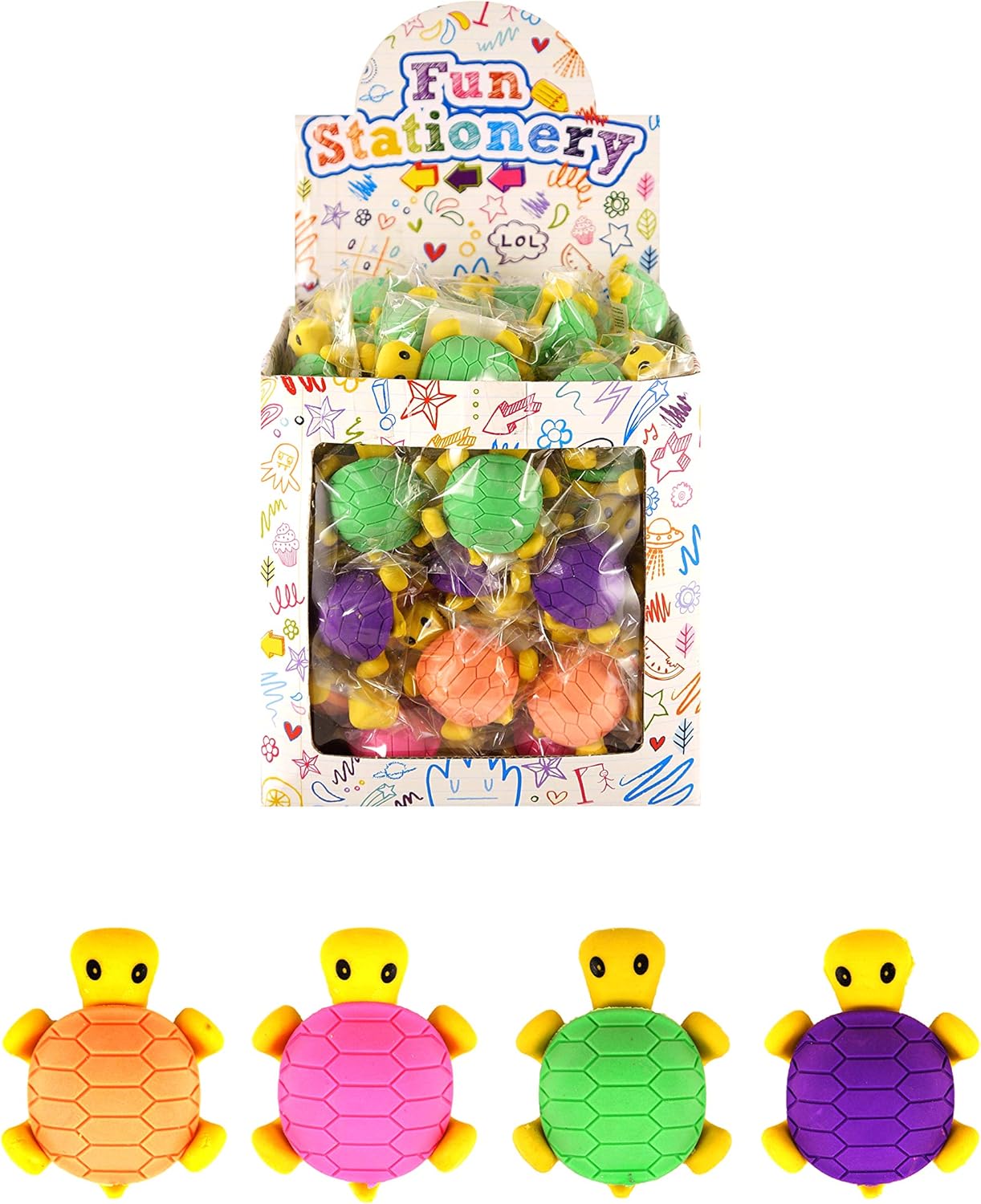 HENBRANDT 6 x Turtles Novelty Erasers – BigaMart