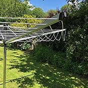 Brabantia Rotary Lift-O-Matic Advance Washing Line with 4 Arms, 60 m ...
