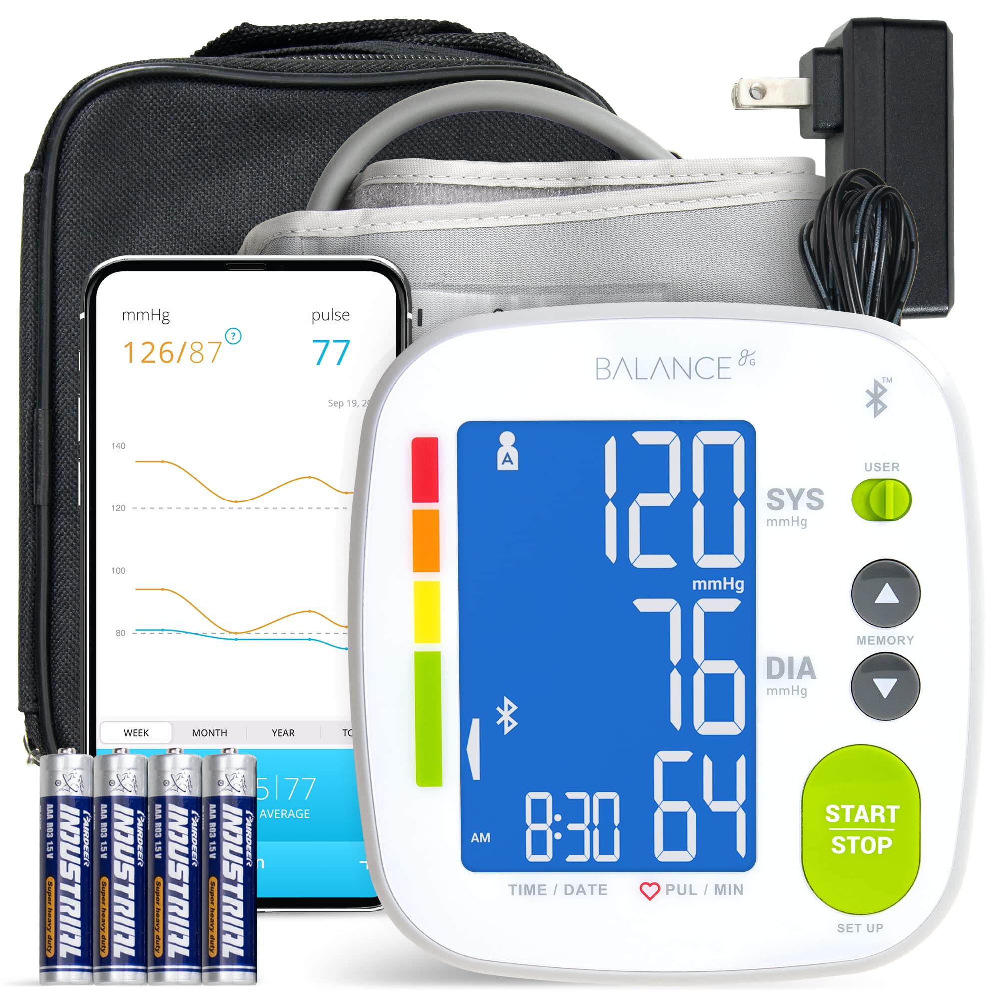 Mua Greater Goods Bluetooth Blood Pressure Monitor – Upper Arm BP ...