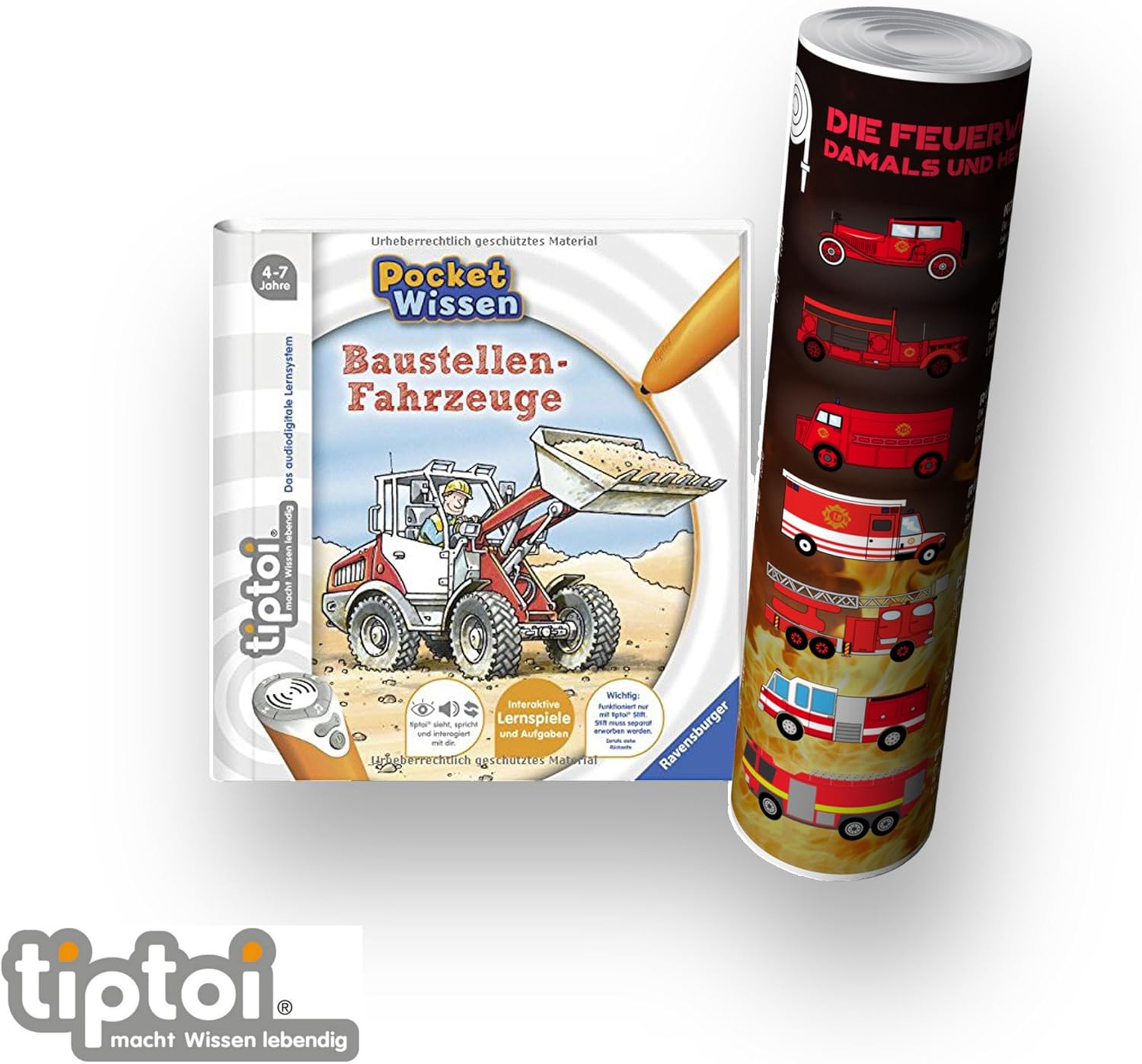 tiptoi Ravensburger Book 4-7 Years | Pocket Knowledge – Construction ...