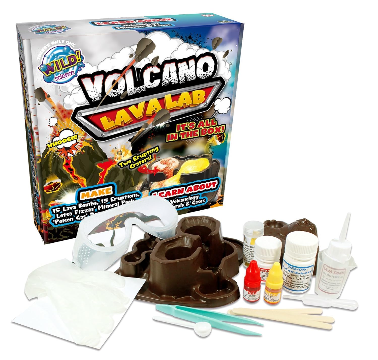 Tree Toys WS/65L Volcano Lava Lab Science Kit, Multicolour – BigaMart