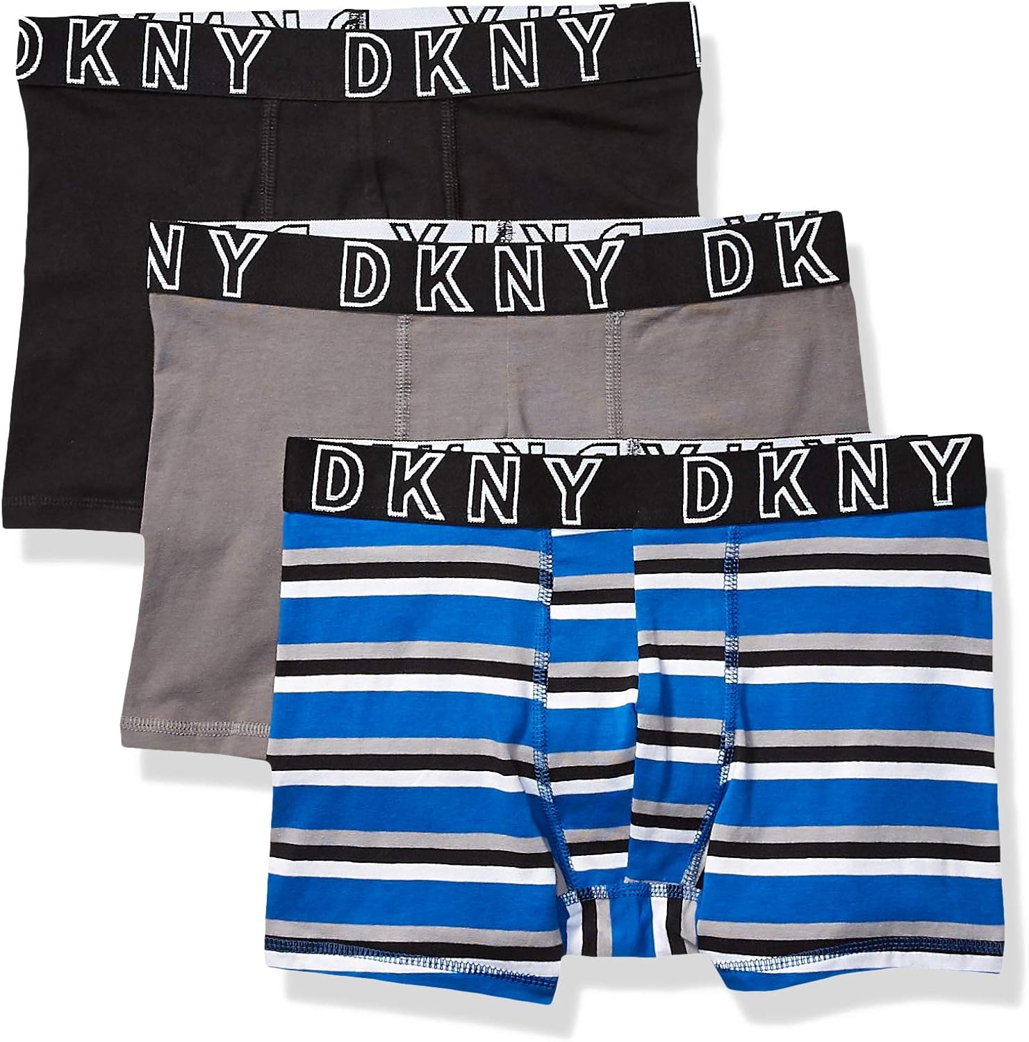 Amazon.com: DKNY Men's Cotton Stretch Boxer Brief Multipack: Clothing