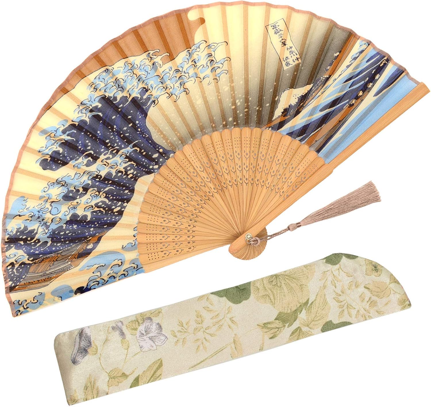 Amazon.com: Zolee Small Folding Hand Fan - Chinese Japanese Vintage ...