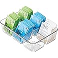 Amazon.com: iDesign Linus Plastic Divided Packet Organizer, Holder for ...