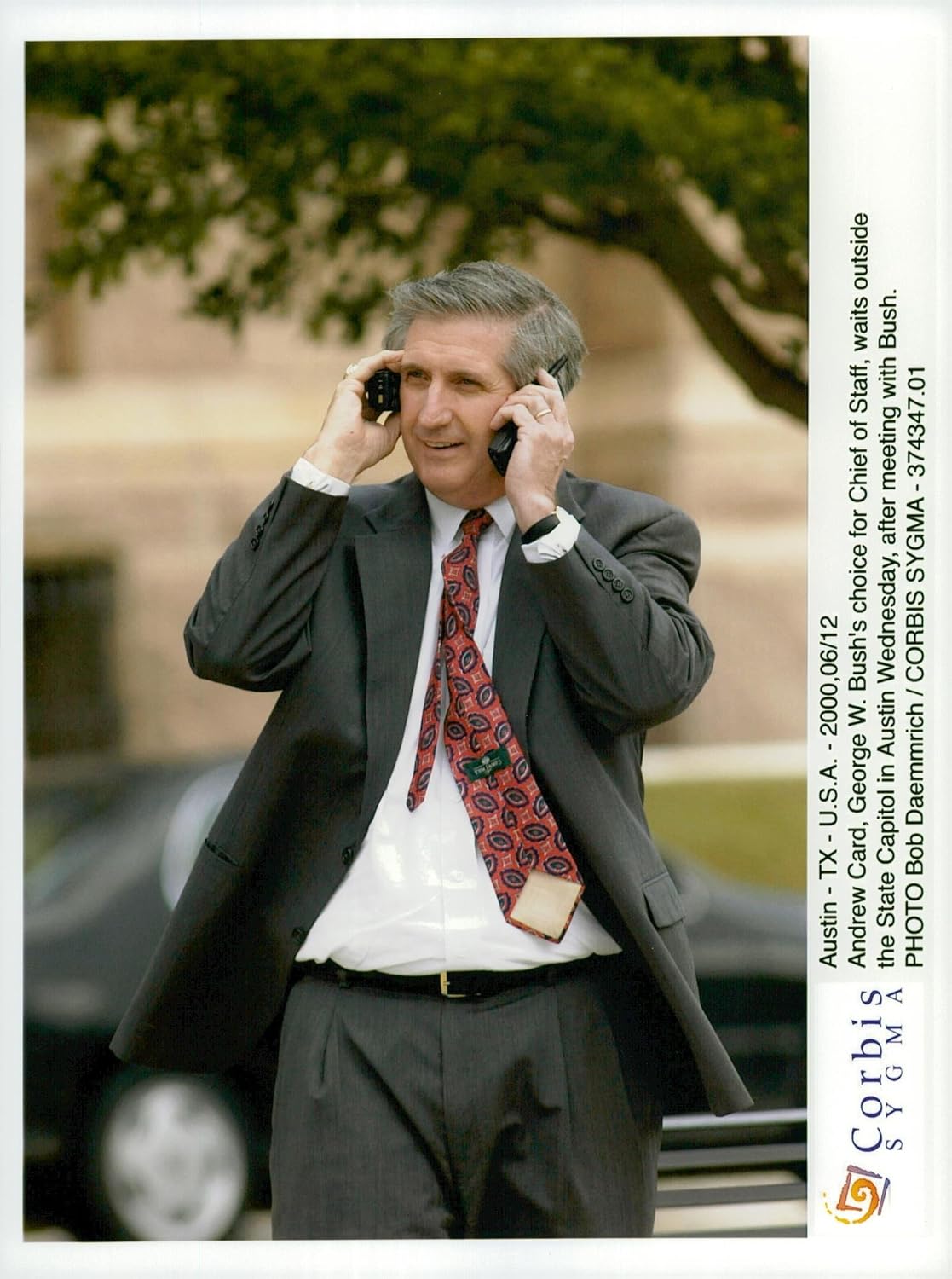 Amazon.com: Vintage photo of Andrew Card, Chief of Staff of George W ...