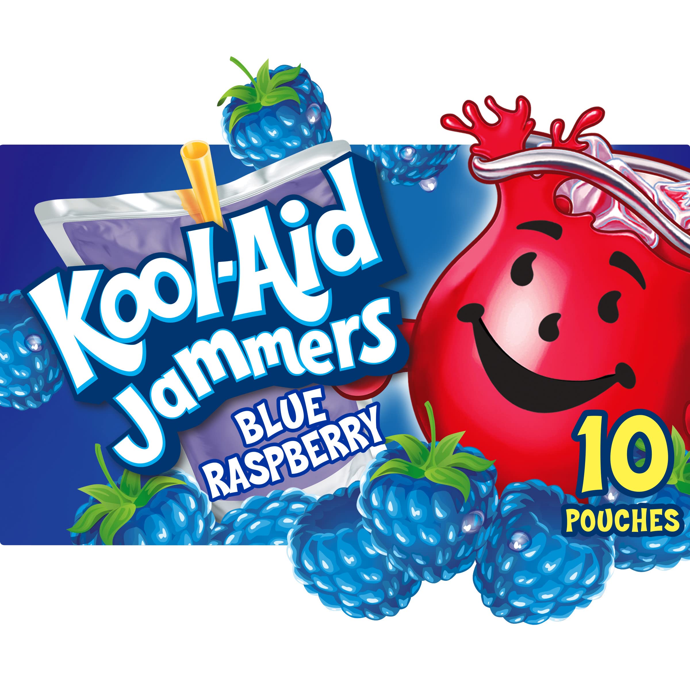 Mua Kool-Aid Jammers Blue Raspberry Flavored Drink, 10 ct Box, 6 fl oz ...