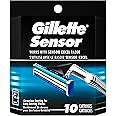 Amazon.com: Gillette Sensor Men's Razor Blades – 10 Refills