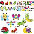 Amazon.com: HubirdSall 32 Pack Bugs Craft Kits for Kids with Spring ...