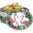 Amazon.com: 50 PCS Hawaiian Luau Birthday Party Decorations Tropical ...