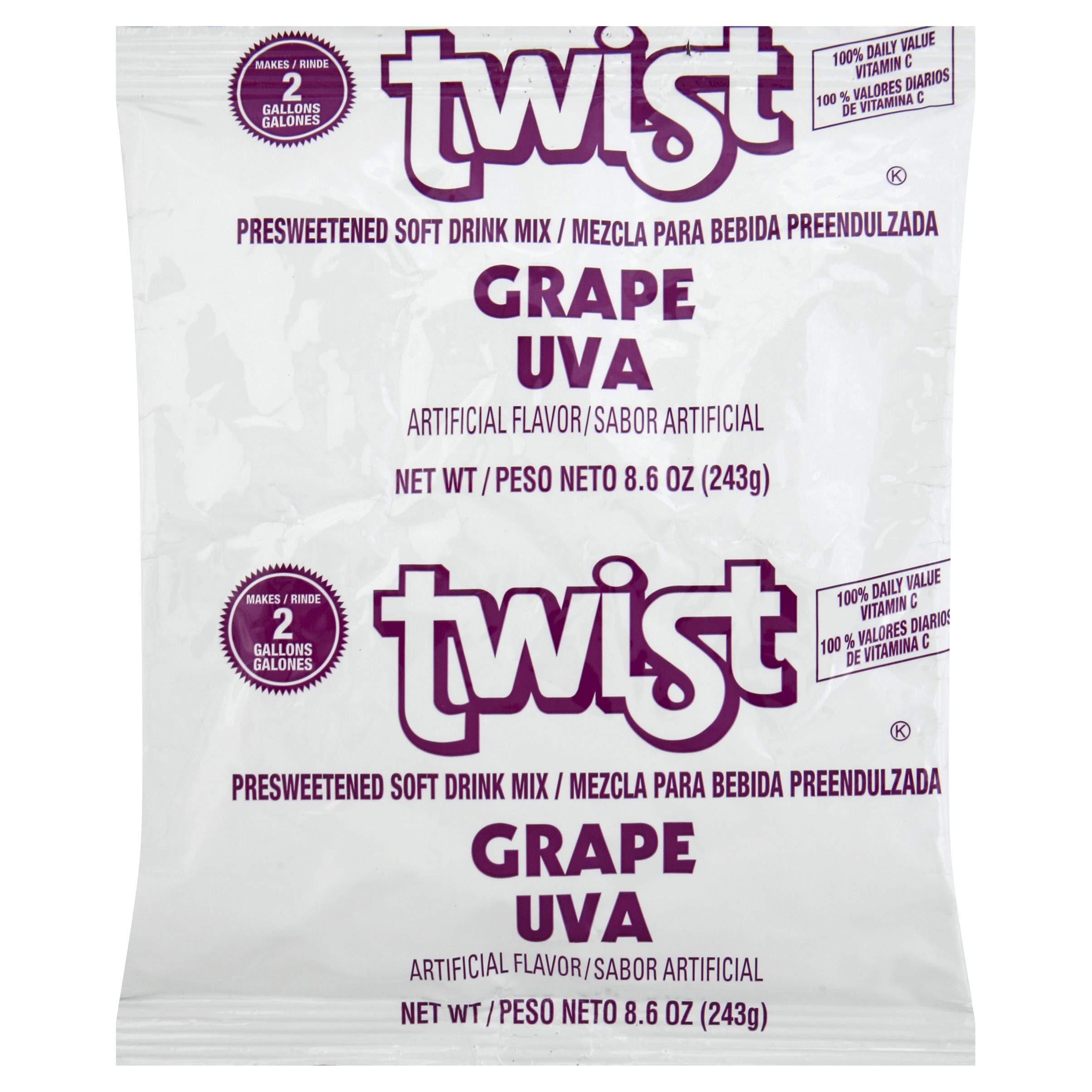 Amazon.com : Kool-Aid Flavored Drink Mix, Twist Orange Drink Mix, 2 gal ...