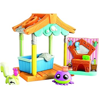 Amazon.com: Animal Jam Pet Wash Hut Playset: Toys & Games