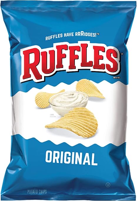 Ruffles Original Potato Chips 184.2 g: Amazon.co.uk: Grocery