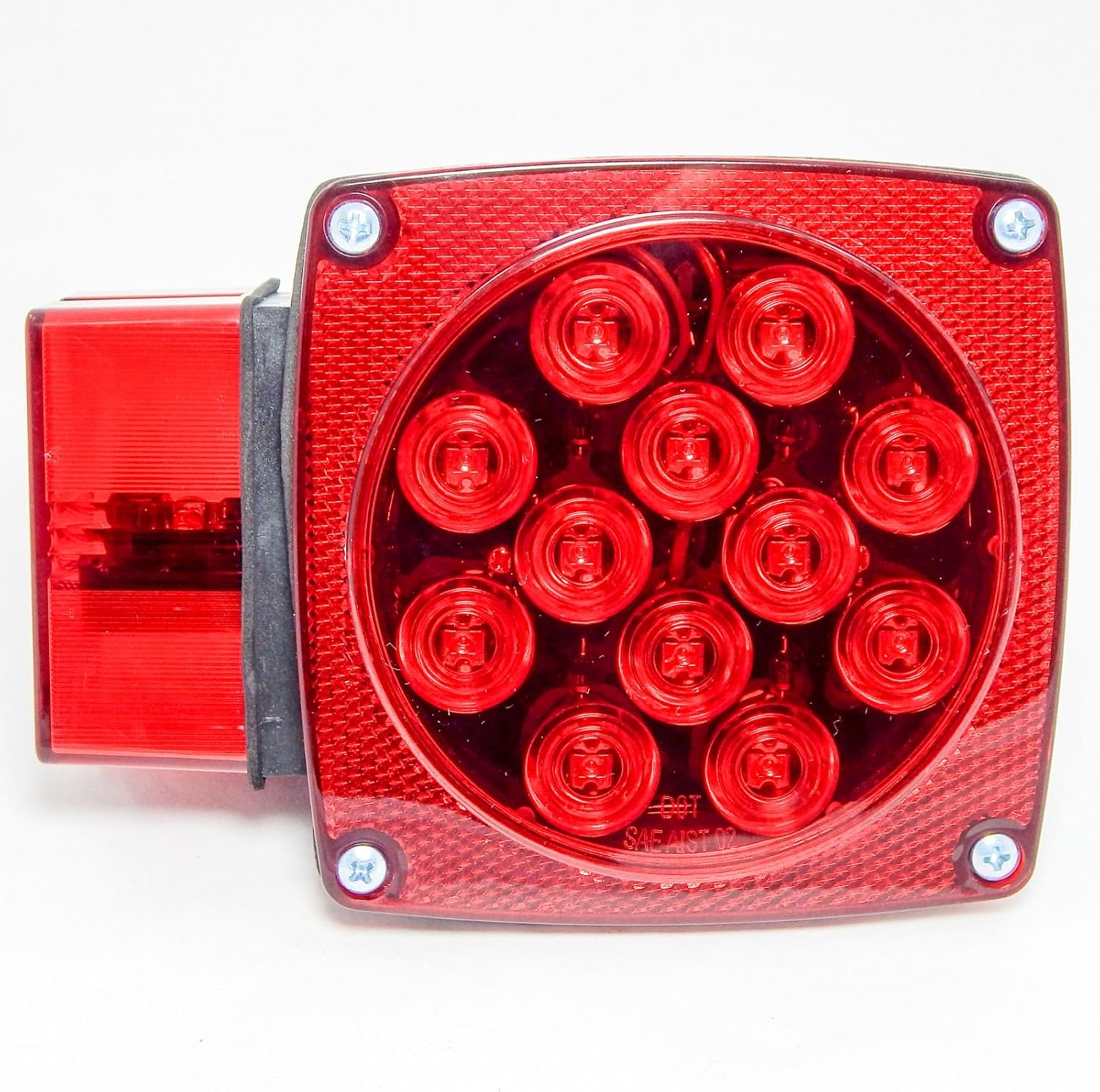 Amazon.com: LED Square Red Trailer Turn/Signal/Stop Light Left Side ...