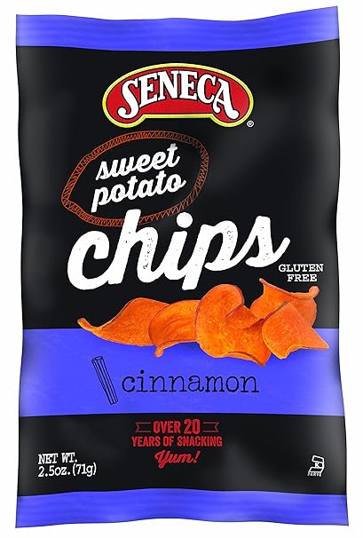 Amazon.com: Seneca Cinnamon Sweet Potato Chips, 2.5-Ounce Bags (Pack of 12)