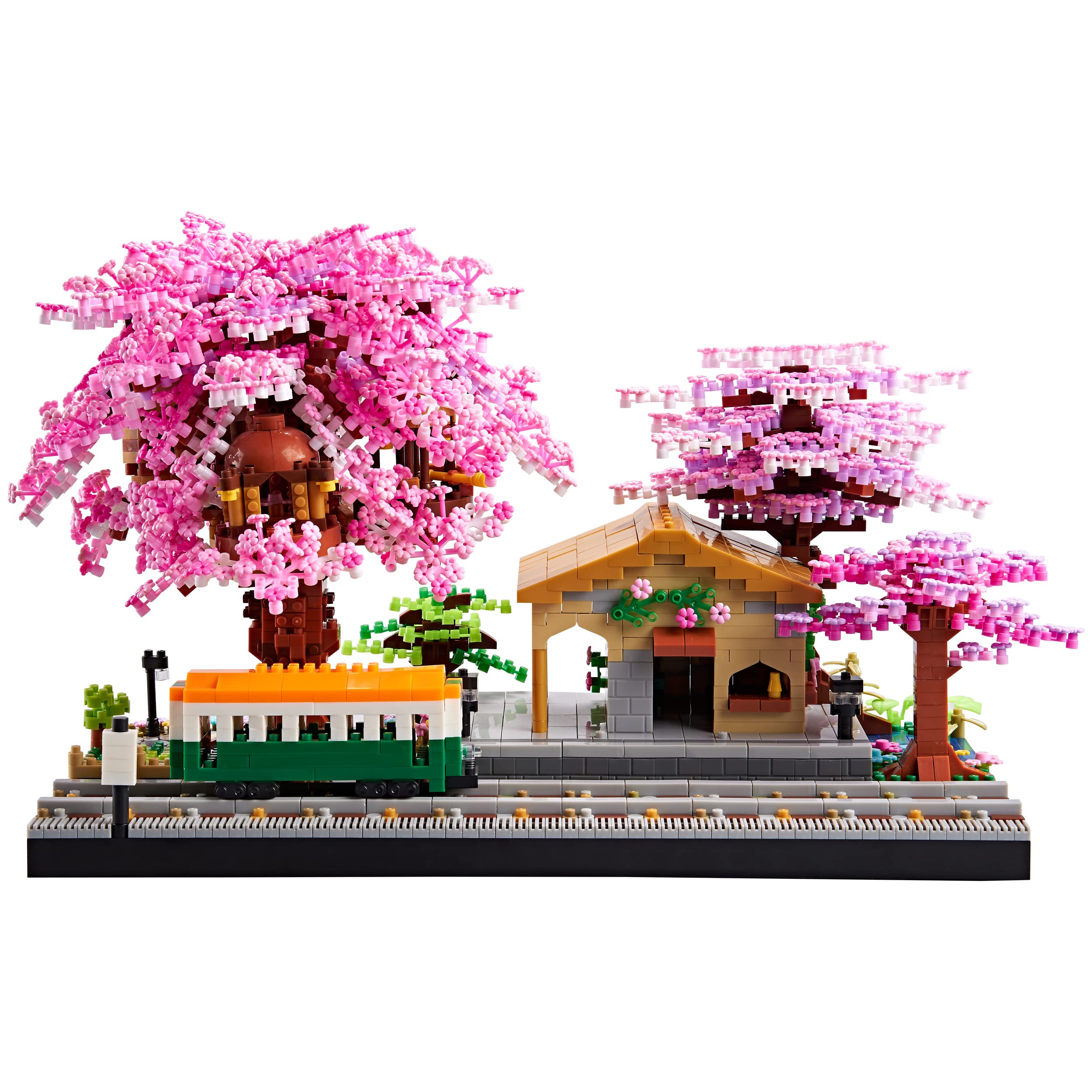 Mua Kadablk Architecture, Japanese Sakura Tree Class Train Station ...
