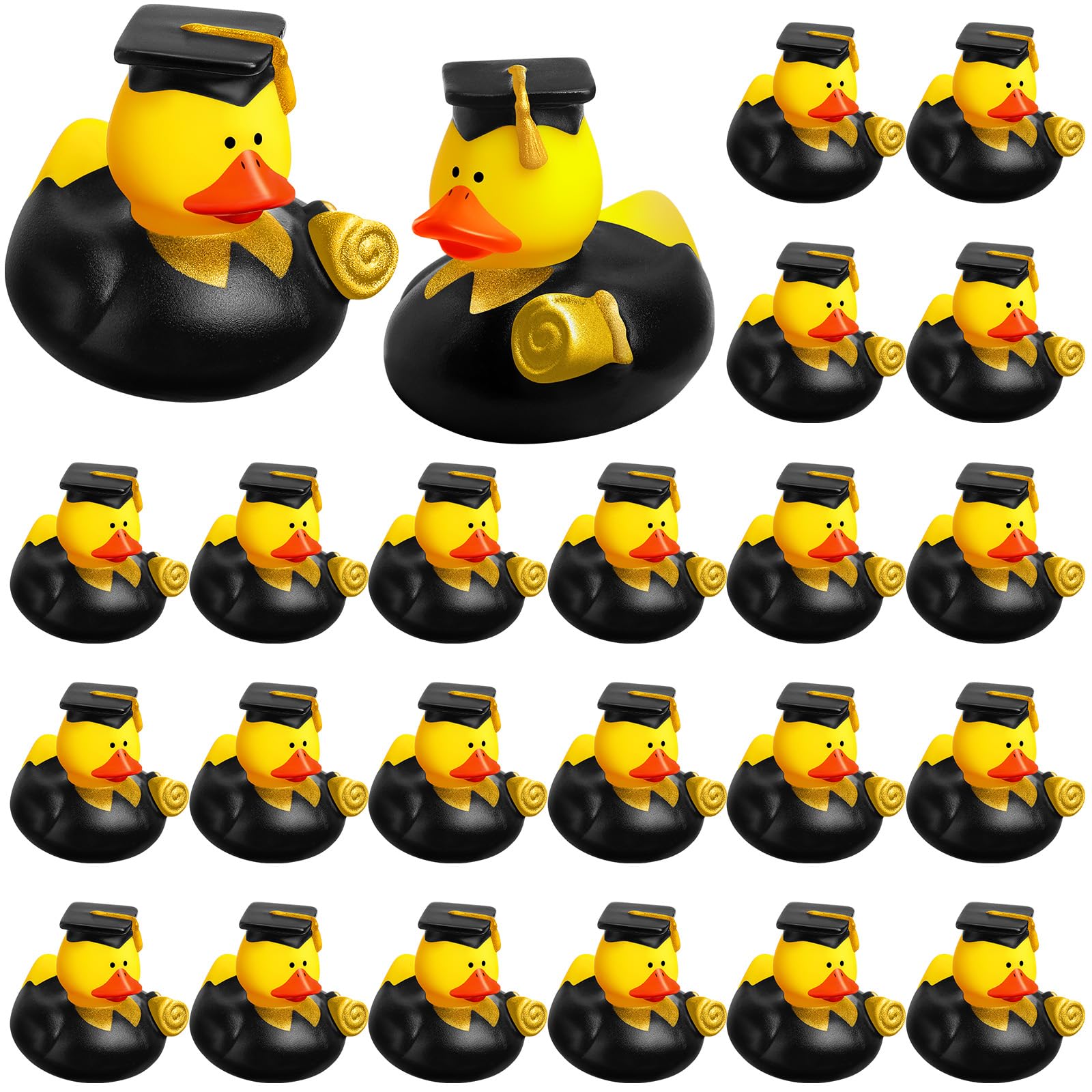 Sratte 24 Pack 2" Graduation Ducks Class of 2025 Diploma Grad Bulk ...