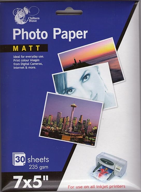 7 X 5 Matt Photo Paper 30 Sheets 235 Gsm Amazon co uk Office Products 7-x-5-matt-photo-paper-30-sheets-235-gsm-amazon-co-uk-office-products
