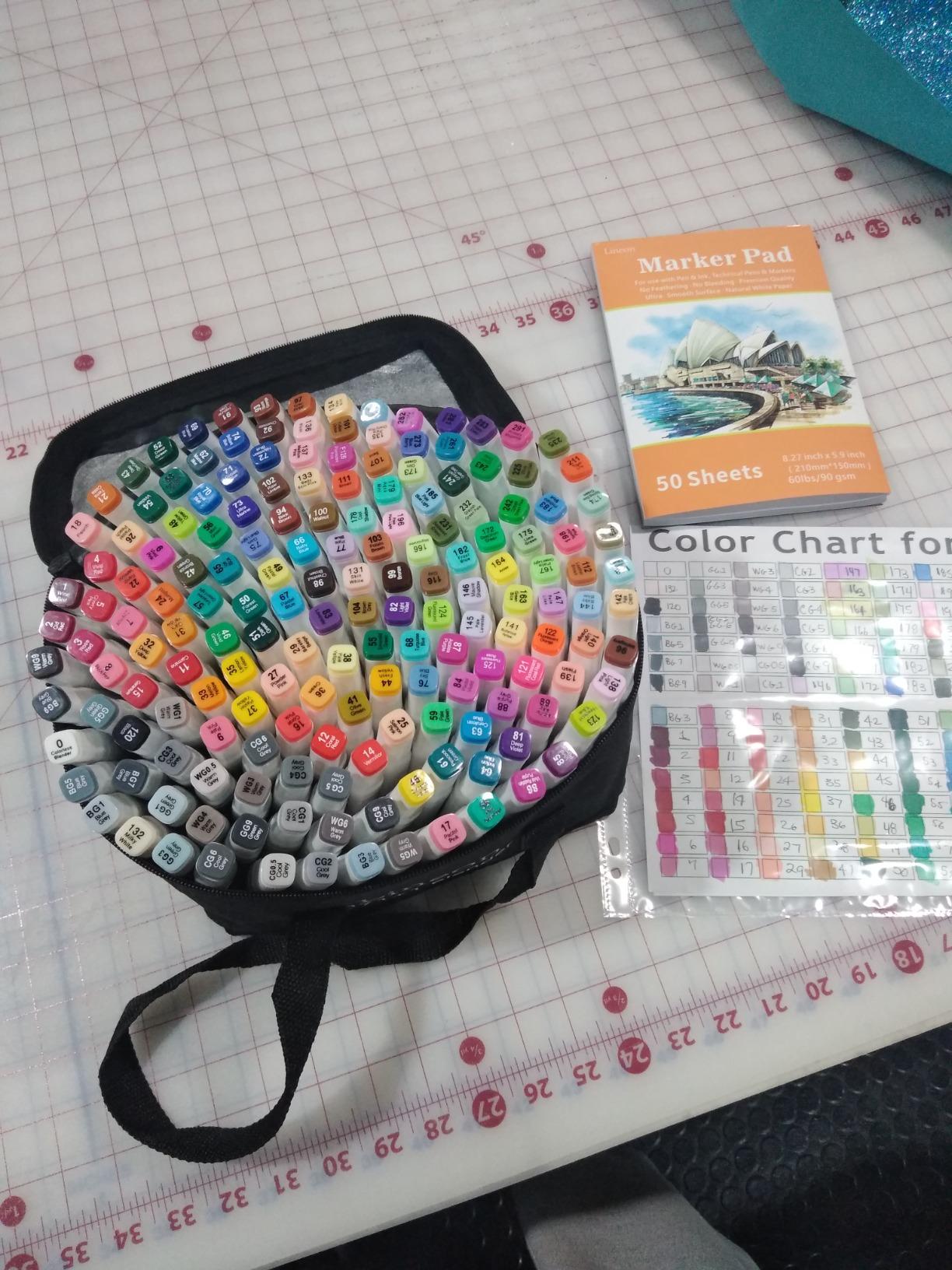 $12/mo - Finance Lineon 172 Colors Alcohol Based Dual Tip Art Markers ...