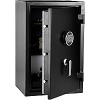 Amazon Basics Fire Resistant Security Safe with Programmable Electronic ...