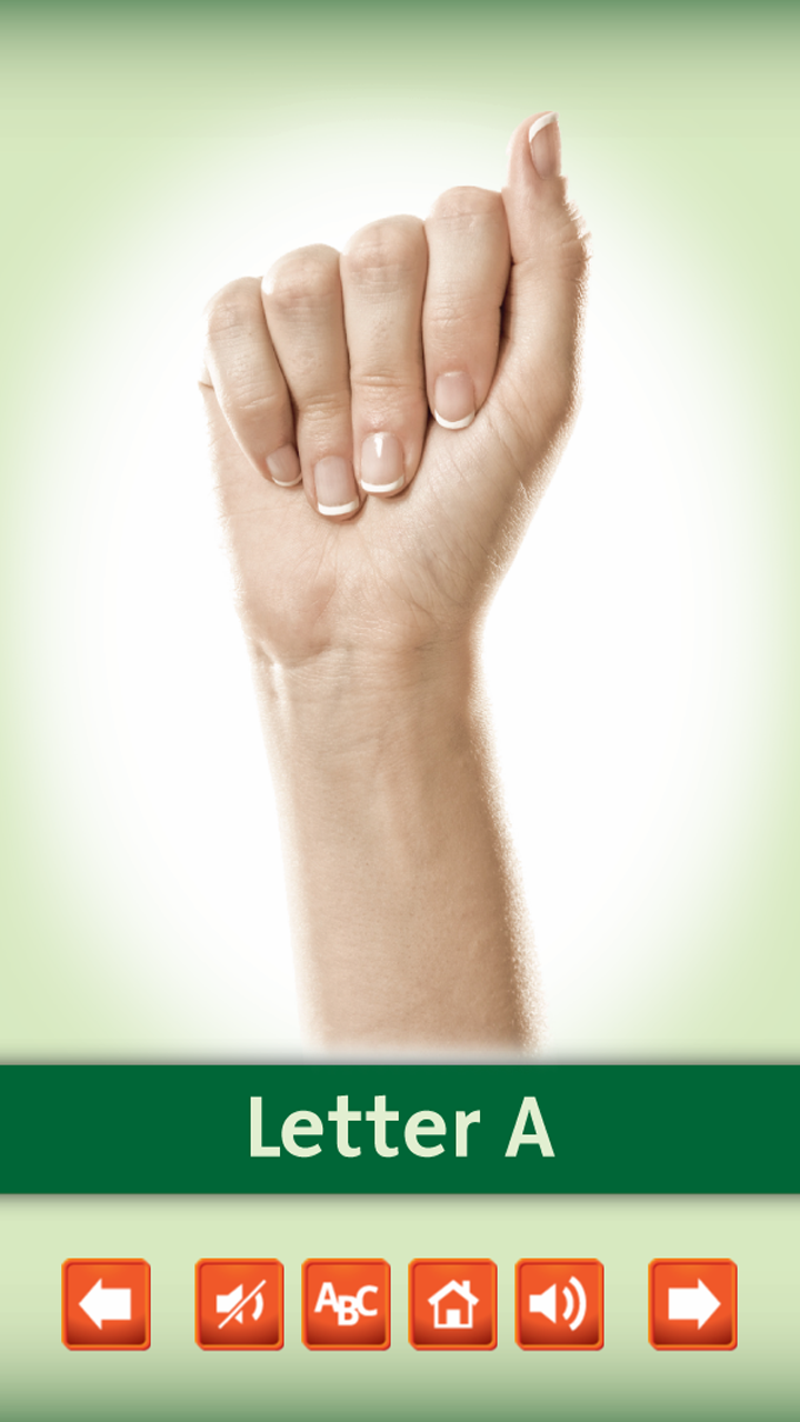 A To Z Sign Language Alphabet Flash Cards:Amazon.com:Appstore for Android