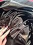 Black Glossy PVC Fabric - per metre : Amazon.co.uk: Home & Kitchen