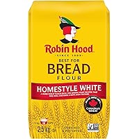 Robin Hood Best For Bread Homestyle White Flour, 2.5kg, Made with 100% ...
